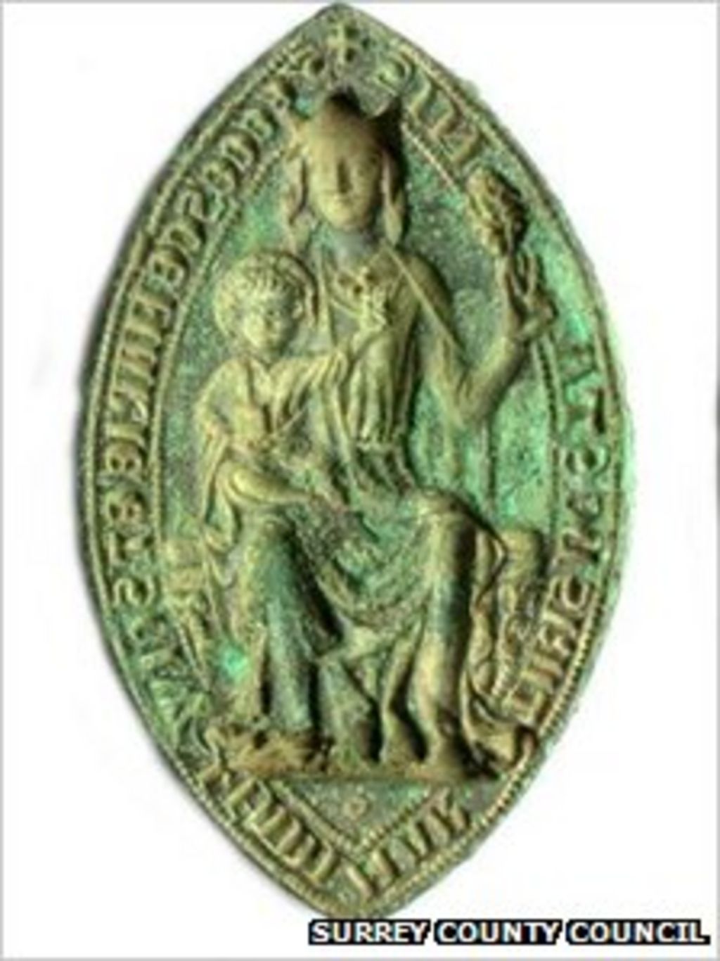 Stone Priory medieval seal returns to town - BBC News