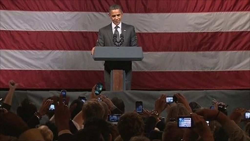 Evangelical heckler interrupts Barack Obama in Los Angeles - BBC News