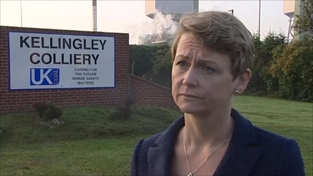 Miner's death deeply saddening, says Yvette Cooper - BBC News