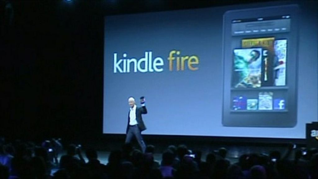 Jeff Bezos launches the new Amazon Kindle Fire tablet computer - BBC News