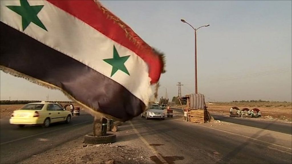 The BBC is given rare access to Syrian town of Deraa - BBC News