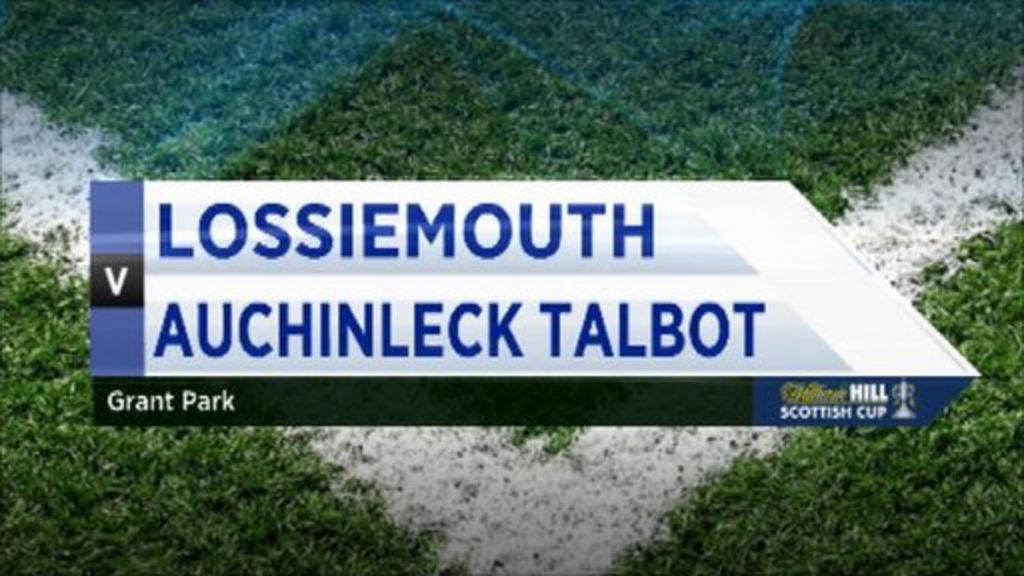 Cup Goals - Lossiemouth 1-2 Auchinleck - BBC Sport