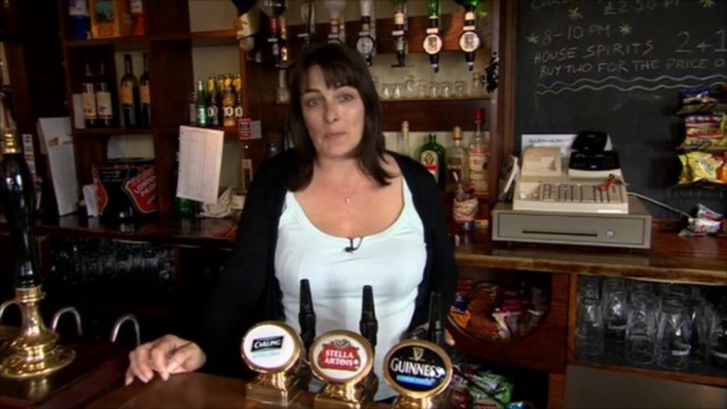 Pub landlady on TV football ruling - BBC News