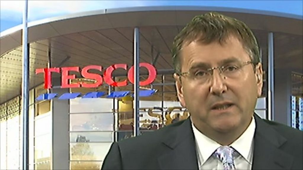 Tesco boss upbeat despite UK sales dip - BBC News