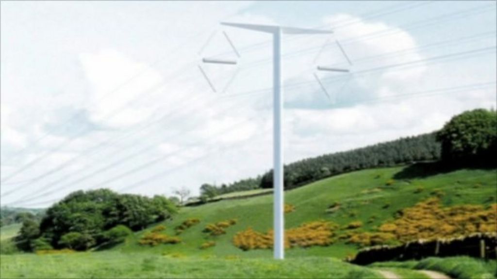 T-Pylon design wins competition for pylon of the future - BBC News