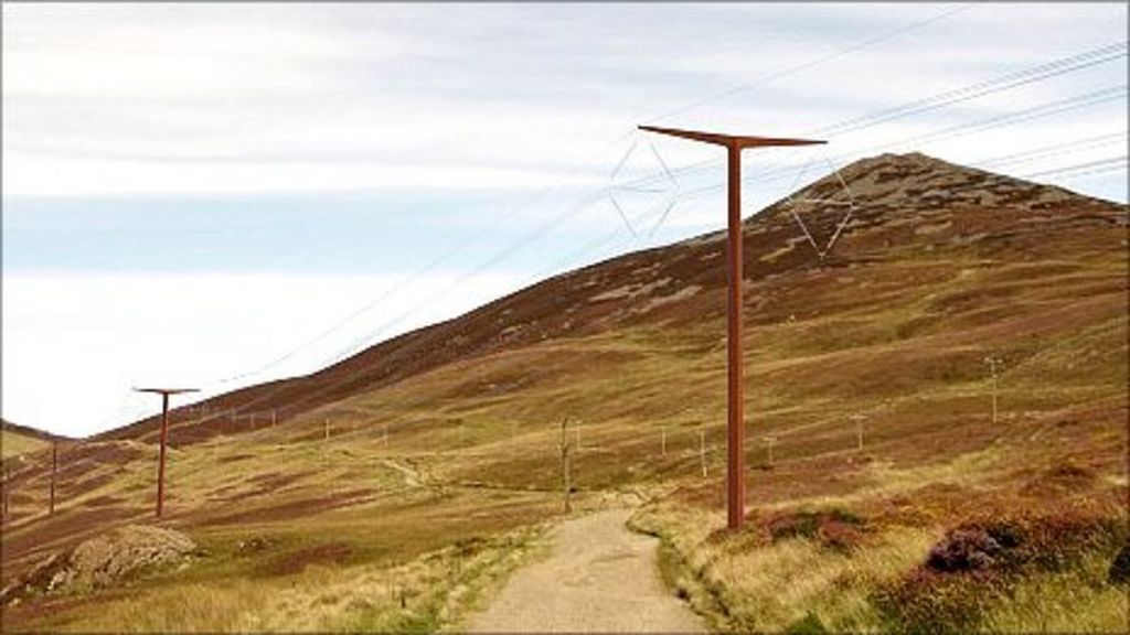 Pylon design competition winner revealed - BBC News