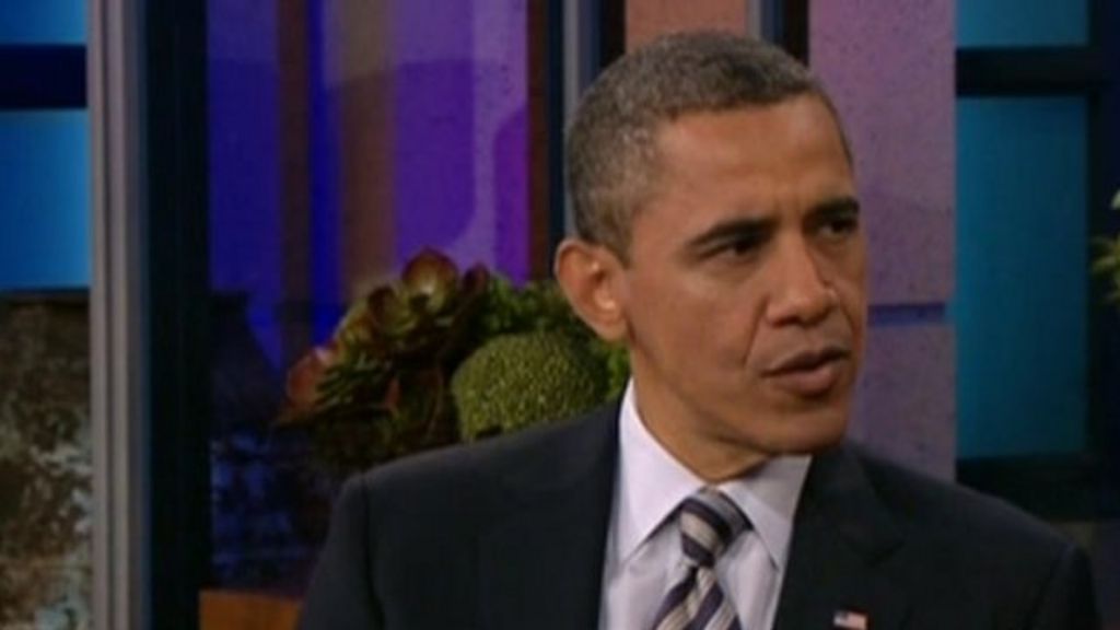 Obama on Gaddafi, Republicans and ratings - BBC News