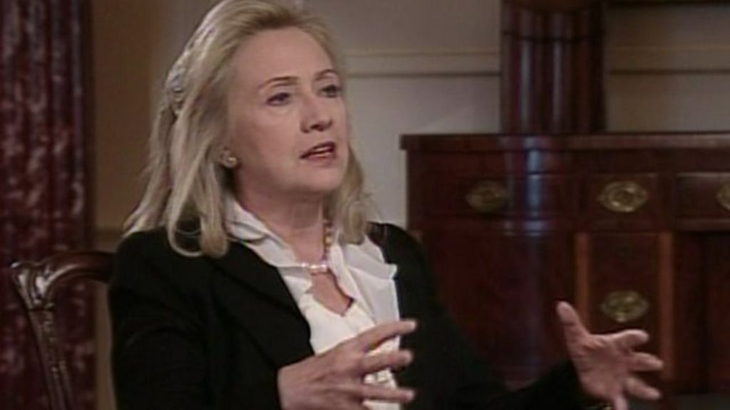 Hillary Clinton: US developing technology to stop jamming in Iran - BBC ...