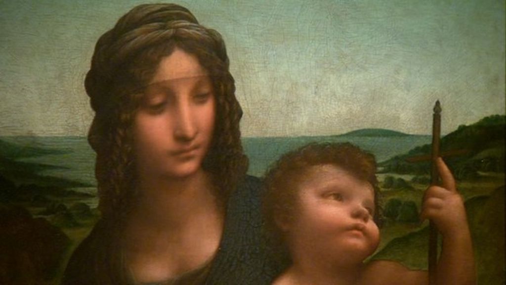 Da Vinci exhibition displays recently authenticated portrait - BBC News