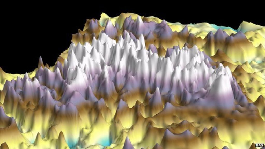 Fly-through of Antarctica's Gamburtsev 'ghost mountains' - BBC News