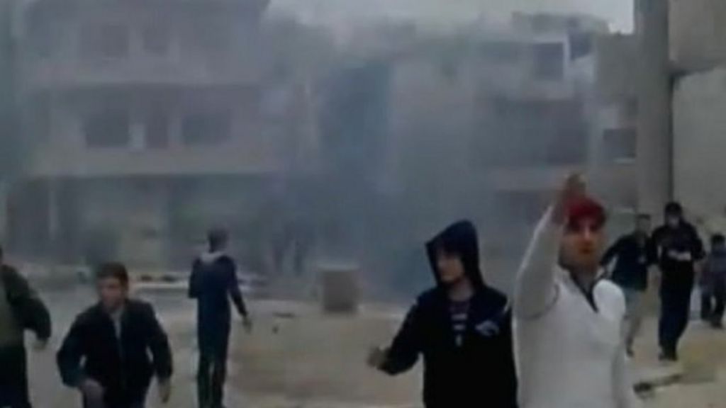 Syria protest becoming armed uprising - BBC News
