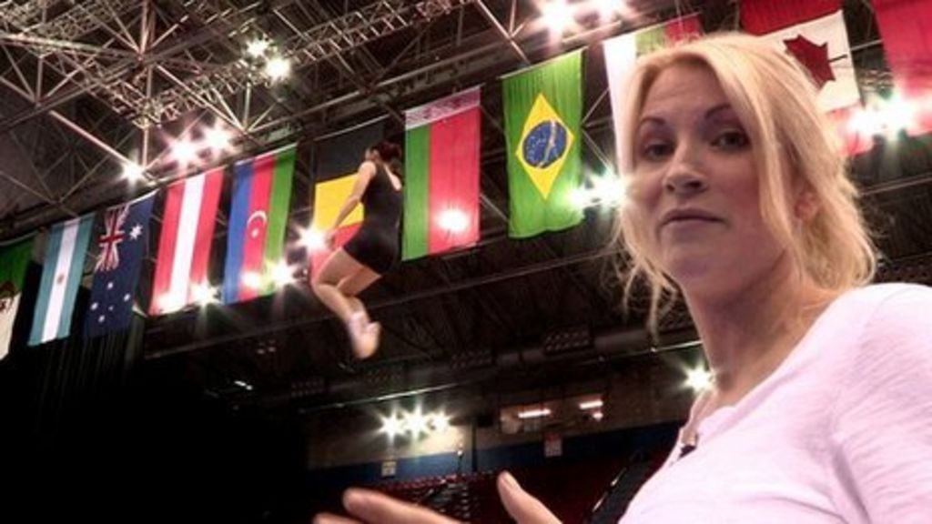 How high can top trampolinists go? - BBC Sport