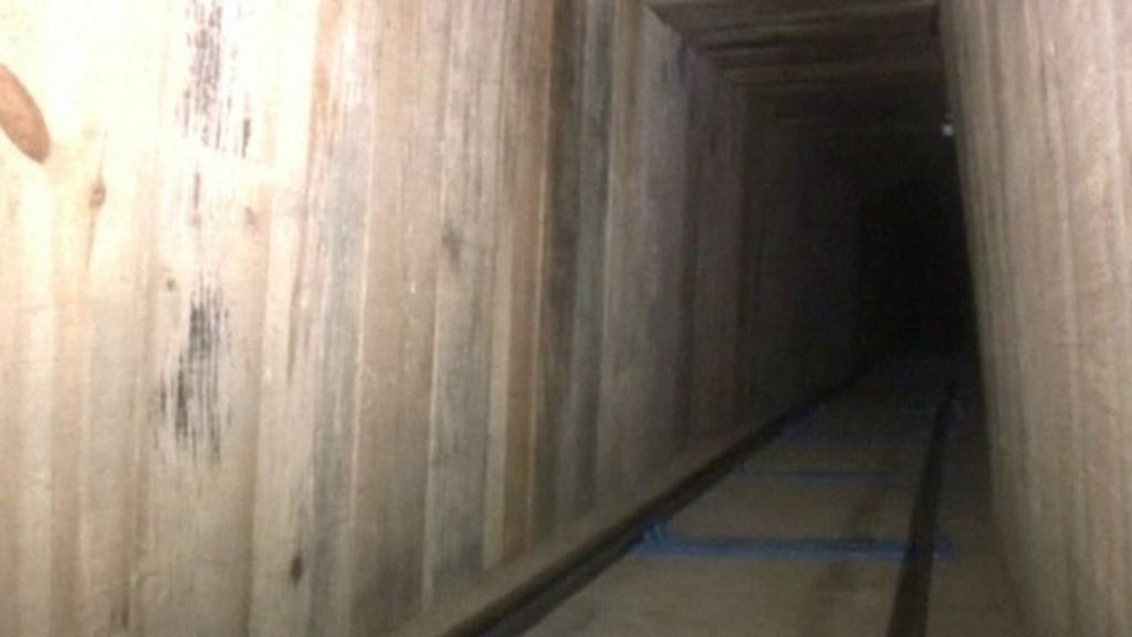 US police discover sophisticated drugs tunnel - BBC News