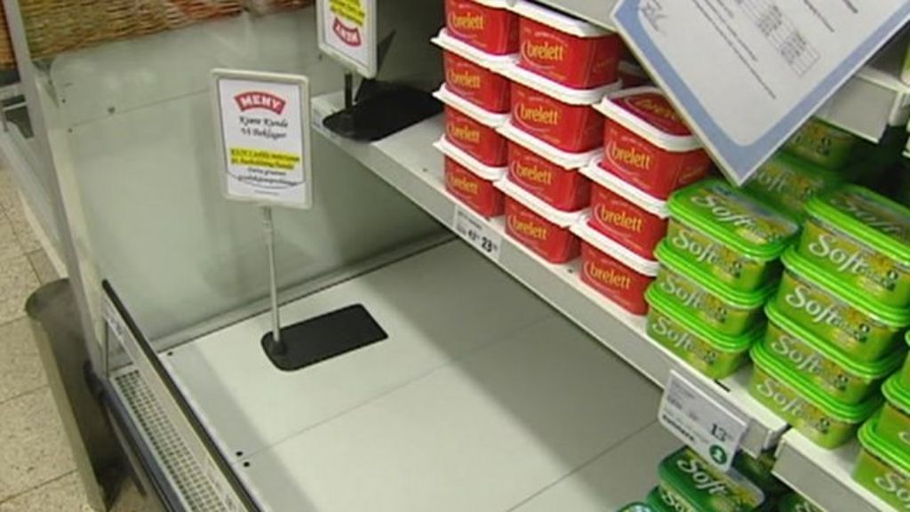 Norwegians suffer butter shortage - BBC News