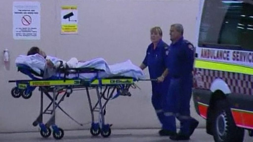 Australian man survives shark attack near Sydney - BBC News
