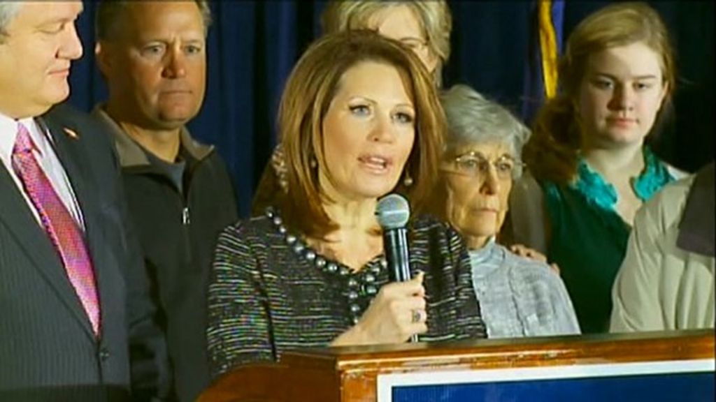 Michele Bachmann Suspends White House Bid Bbc News