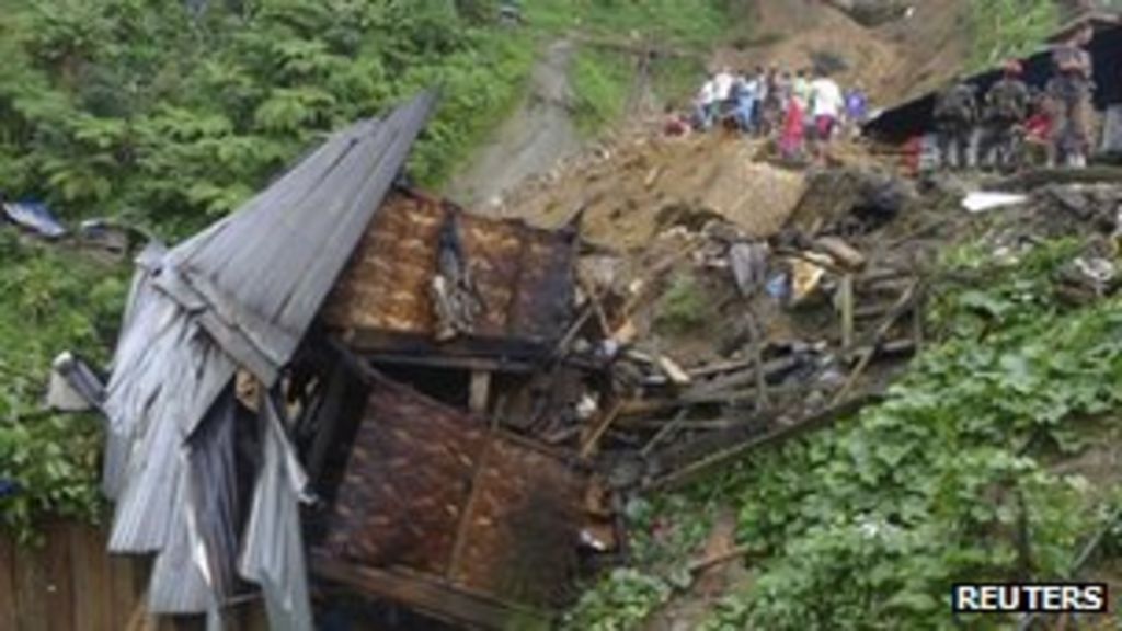 Search continuing for Philippine landslide missing - BBC News