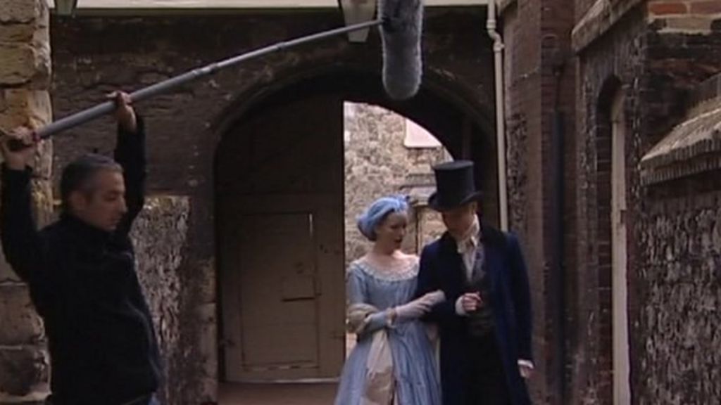 Behind the scenes on the set of Edwin Drood - BBC News