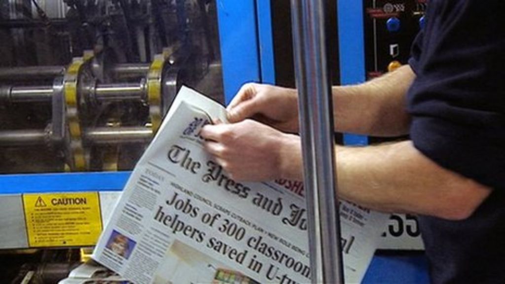Press and Journal goes tabloid - BBC News
