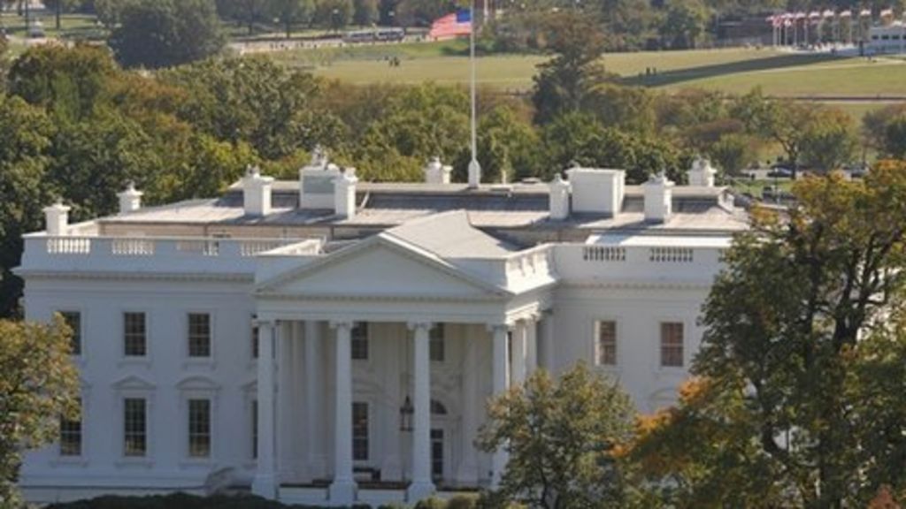 'Smoke bomb' thrown at White House during Occupy rally - BBC News