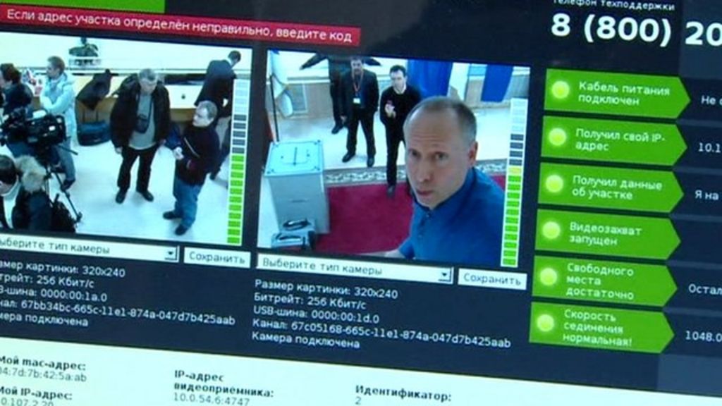 Webcams to monitor Russian presidential election - BBC News