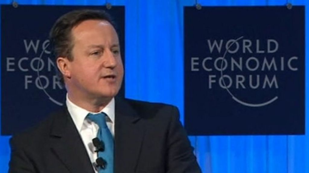 Davos: 'Britain had to be bold' warns David Cameron - BBC News