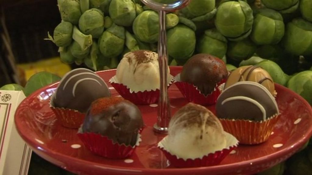 Baker creates chocolate-covered sprouts - BBC News
