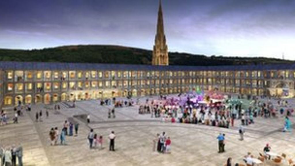Halifax's Piece Hall restoration plan approved - BBC News