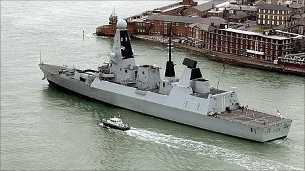 HMS Dauntless destroyer deployed to Falklands by navy - BBC News
