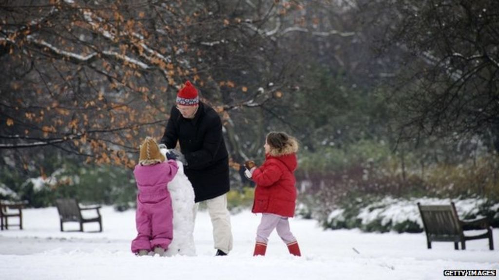 Snow and ice cause UK travel trouble - BBC News