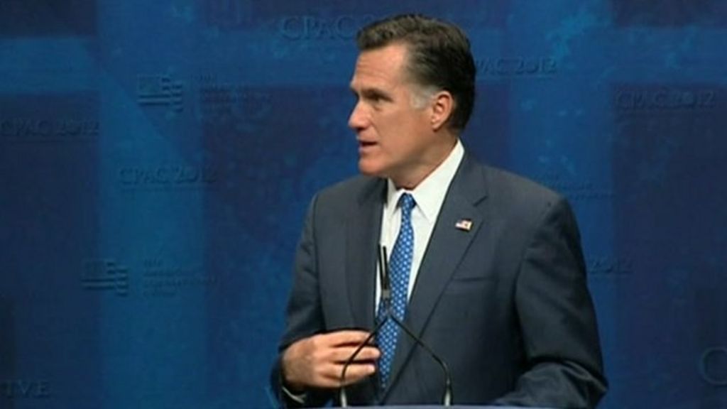 Mitt Romney tells CPAC the US is in jeopardy - BBC News