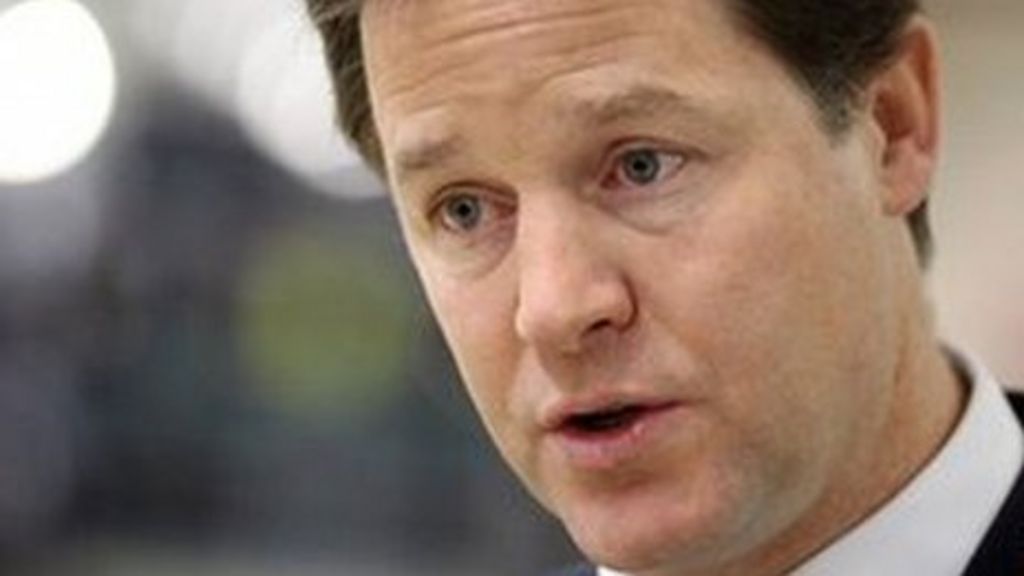 Andrew Lansley right man for NHS reform - Nick Clegg - BBC News