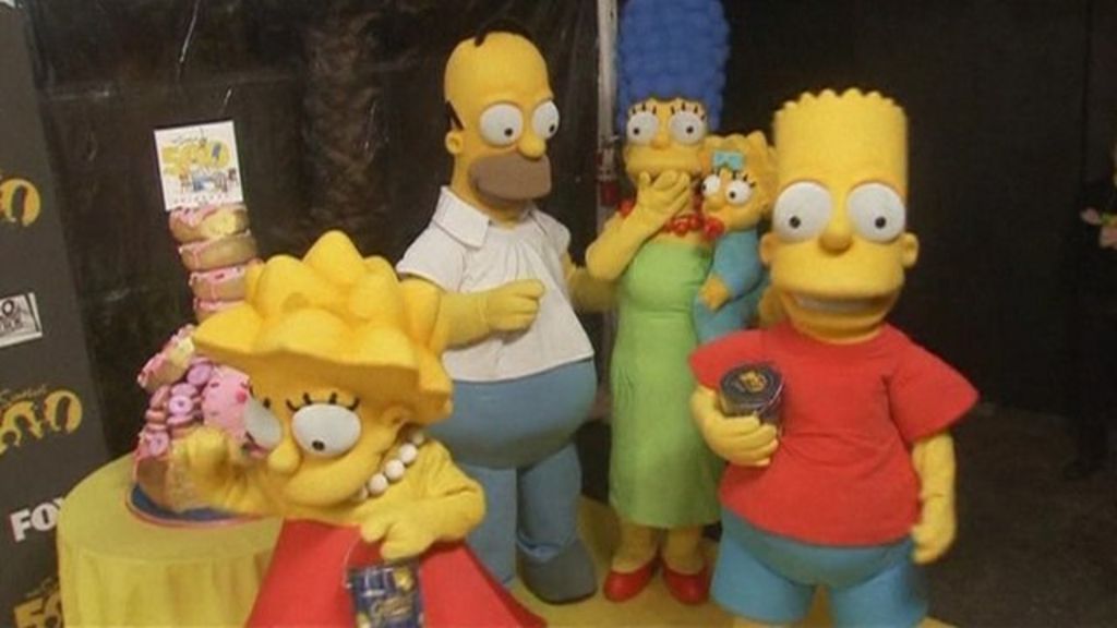 The Simpsons mark 500 episodes - BBC News
