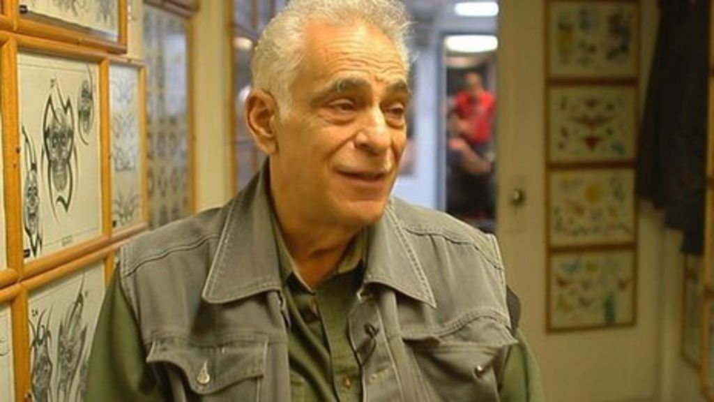 Legendary tattoo artist still inking aged 77 - BBC News
