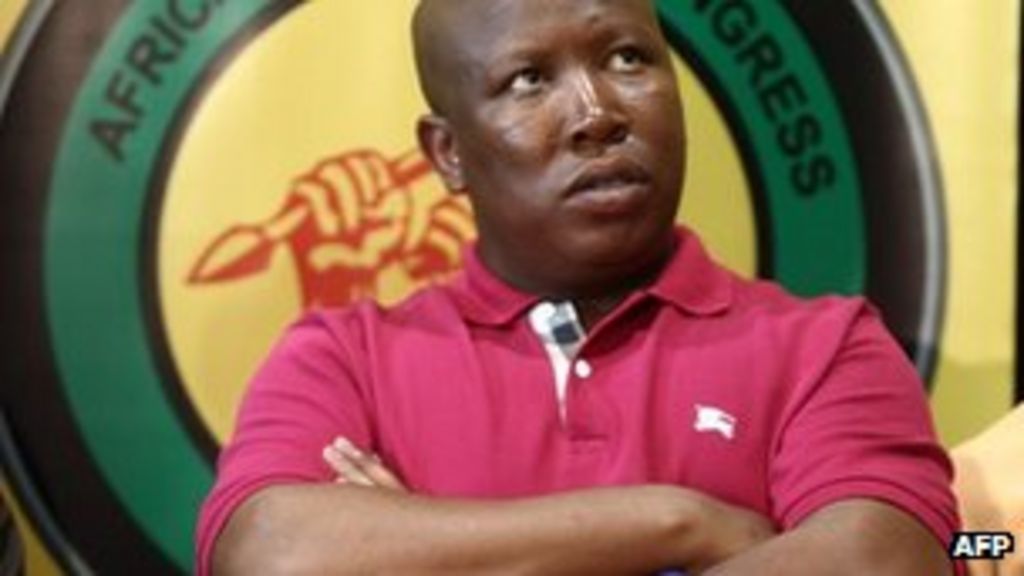 Julius Malema defiant at ANC expulsion in South Africa - BBC News