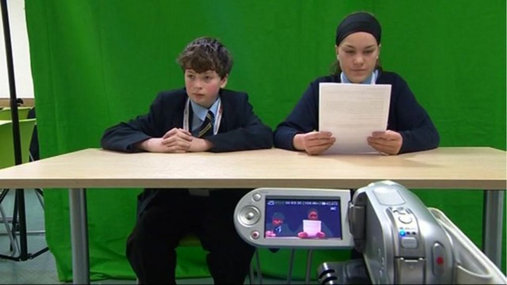Claverham Community College pupils gear up for School Report - BBC News
