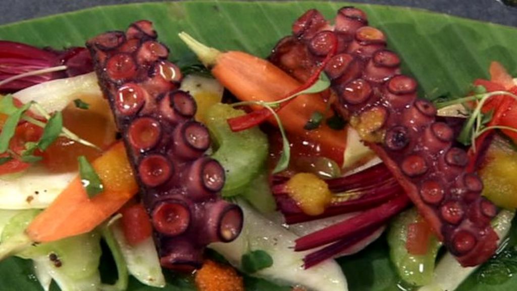 MasterChef winner's food is 'sunshine on a plate' - BBC News