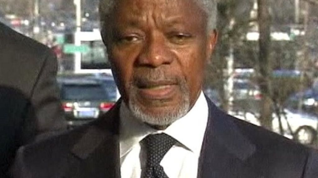 Syrian government backs Kofi Annan peace plan - BBC News