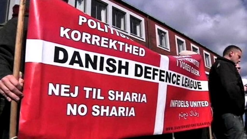 Clashes break out at far-right rally in Denmark - BBC News