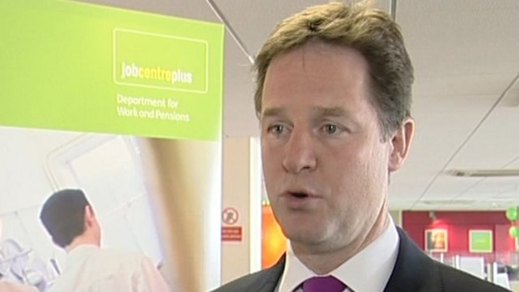 Deputy PM Nick Clegg makes youth jobs pledge - BBC News