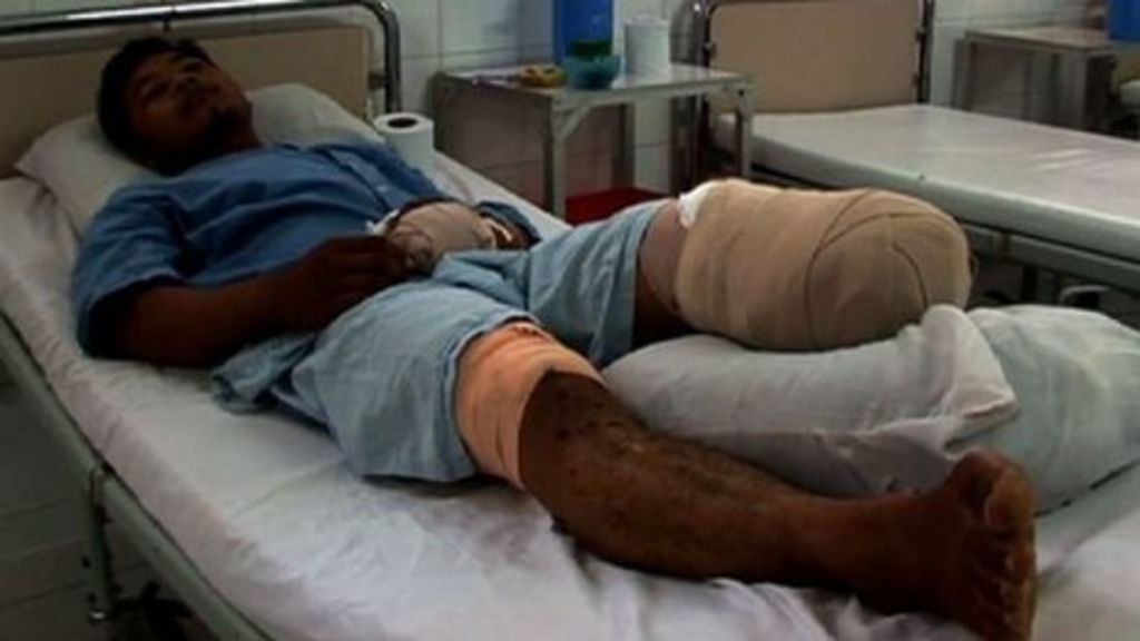 In Cambodia, a landmine victim's long recovery - BBC News