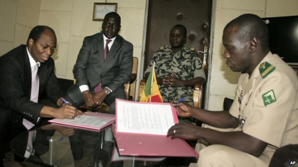 Mali coup leader agrees handover - BBC News