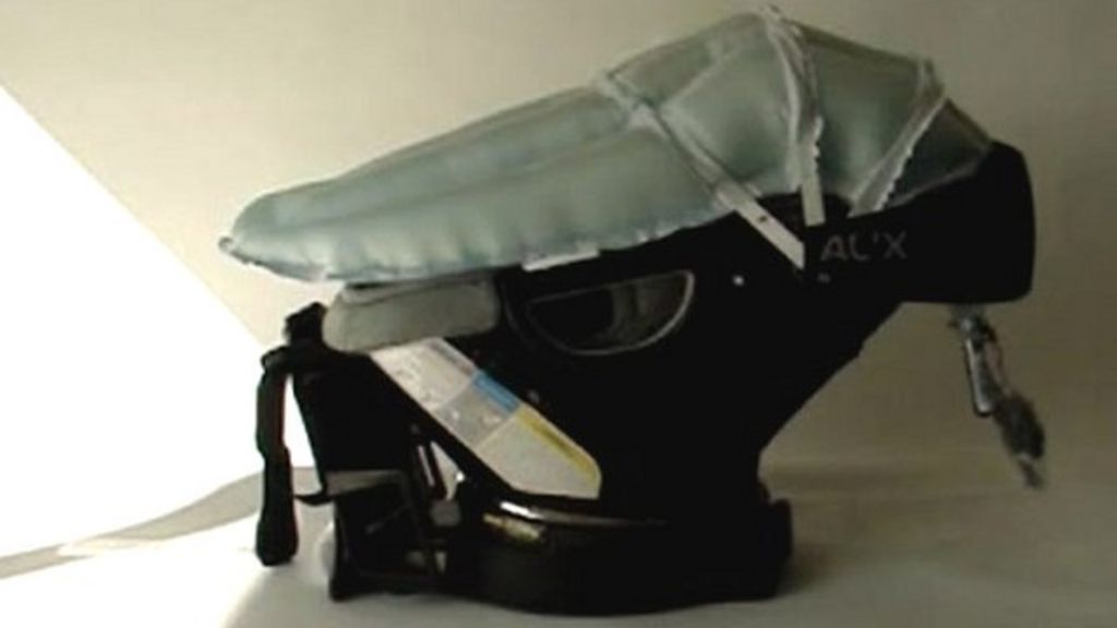 Carkoon: The airbag designed for babies and toddlers - BBC News