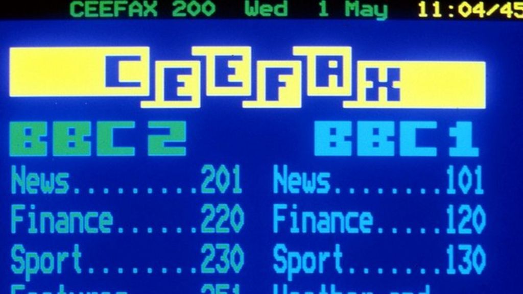 Cake recipes and Ceefax songs remembered - BBC News