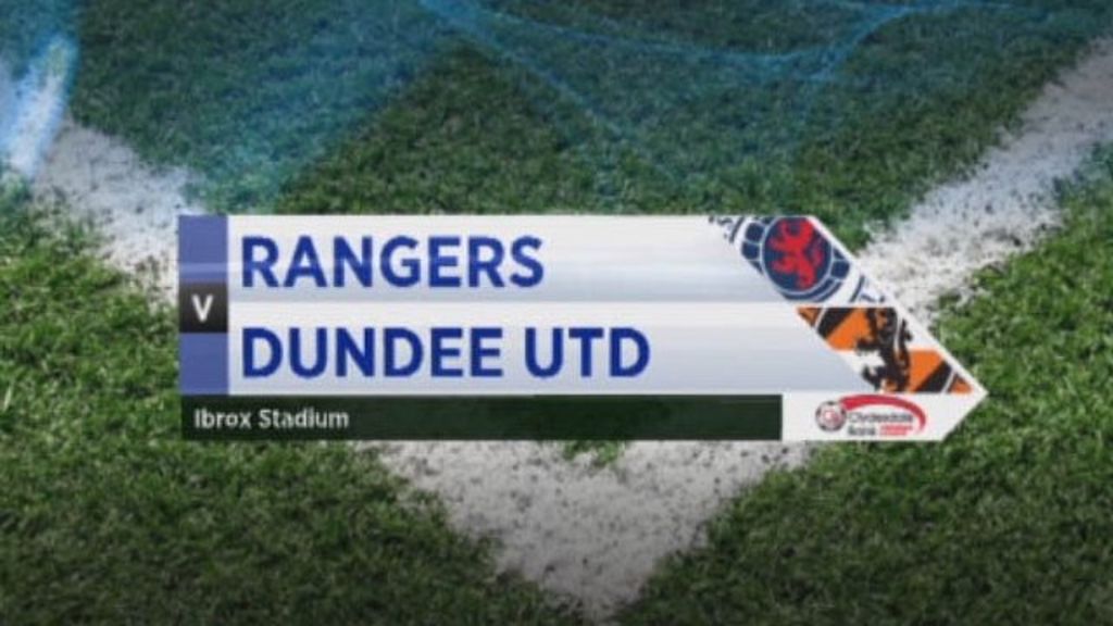 Highlights - Rangers 5-0 Dundee United - BBC Sport