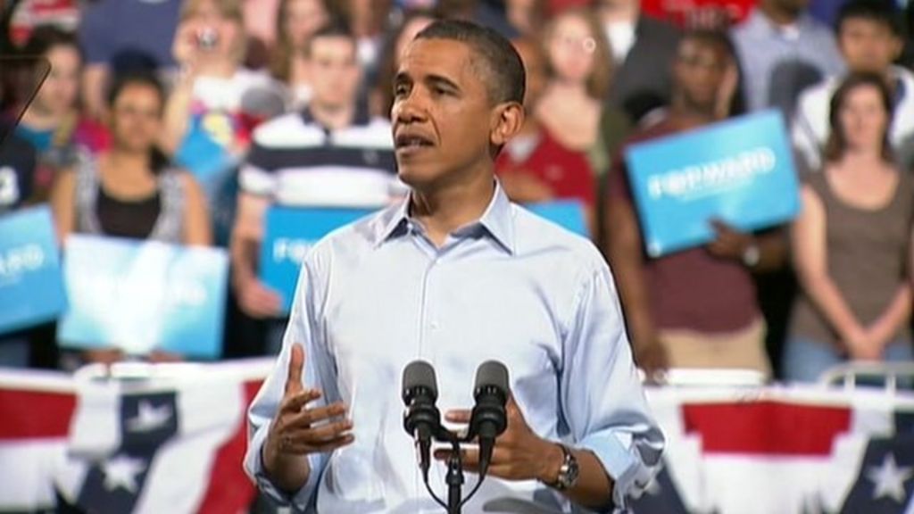 President Obama launches re-election campaign - BBC News