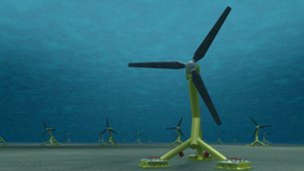 Tidal power gets a stormy birth off coast of Scotland - BBC News