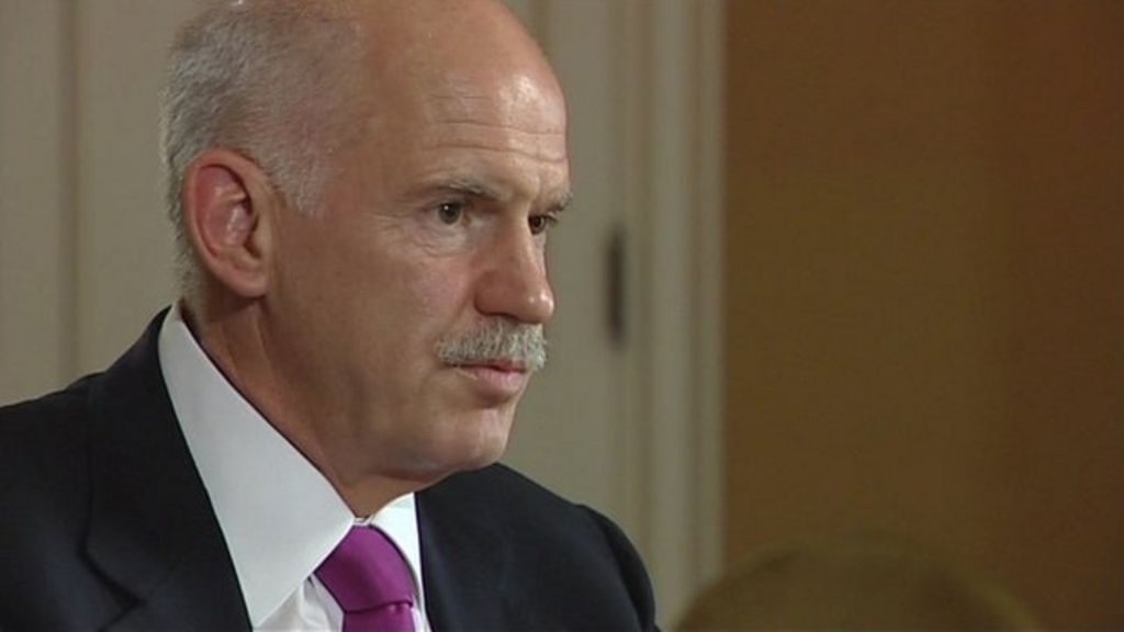 Papandreou: Greek euro exit would 'destroy' economy - BBC News