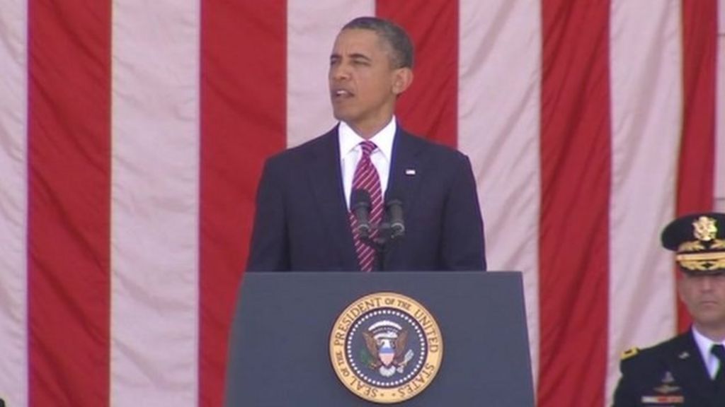 Obama's Memorial Day tribute to Iraq war fallen - BBC News