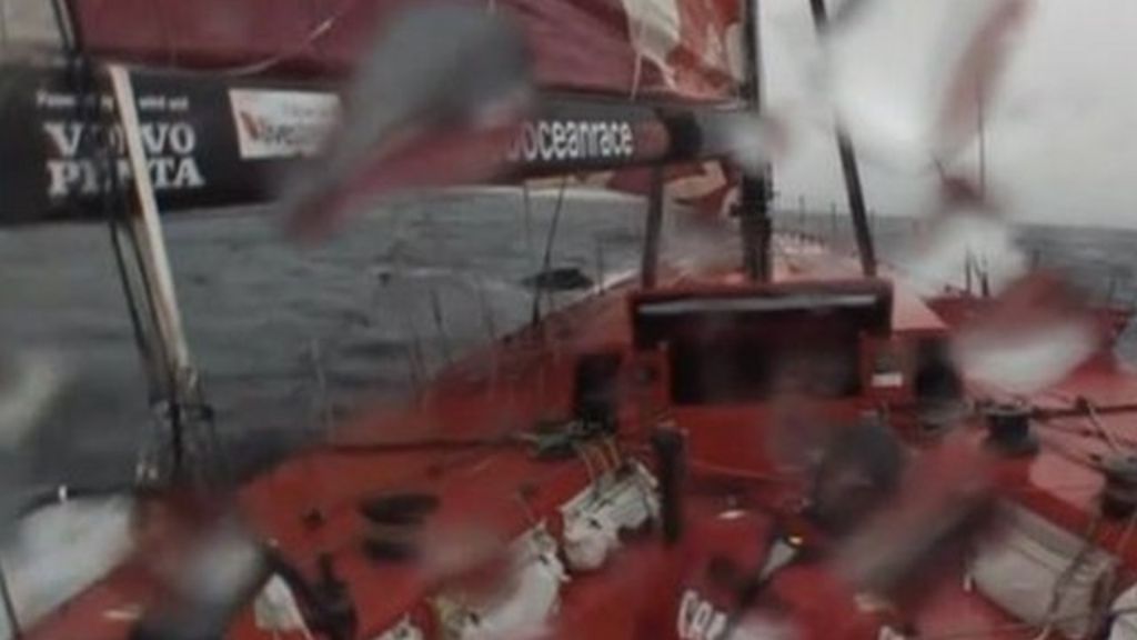 Yacht team avoids collision with whale - BBC News